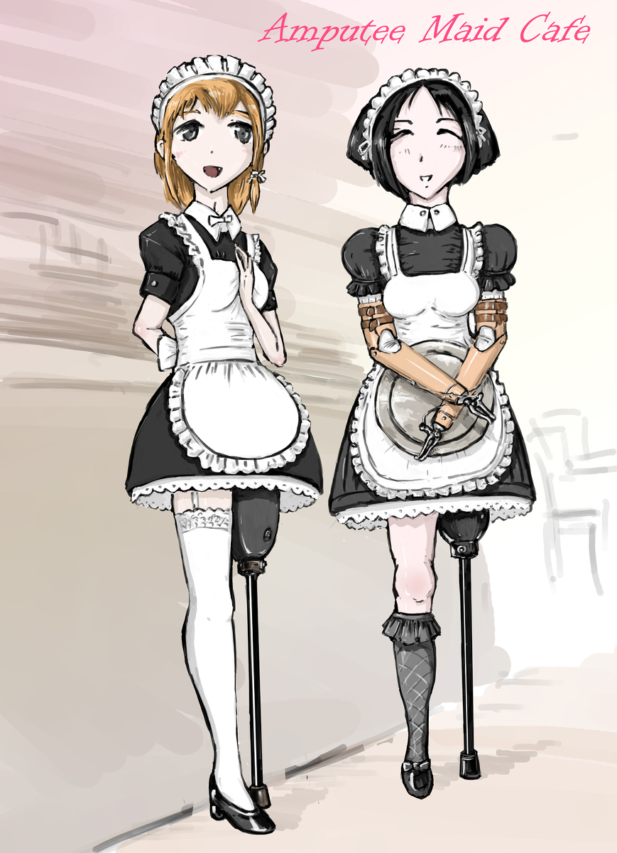 Amputee Maid Cafe Kuro