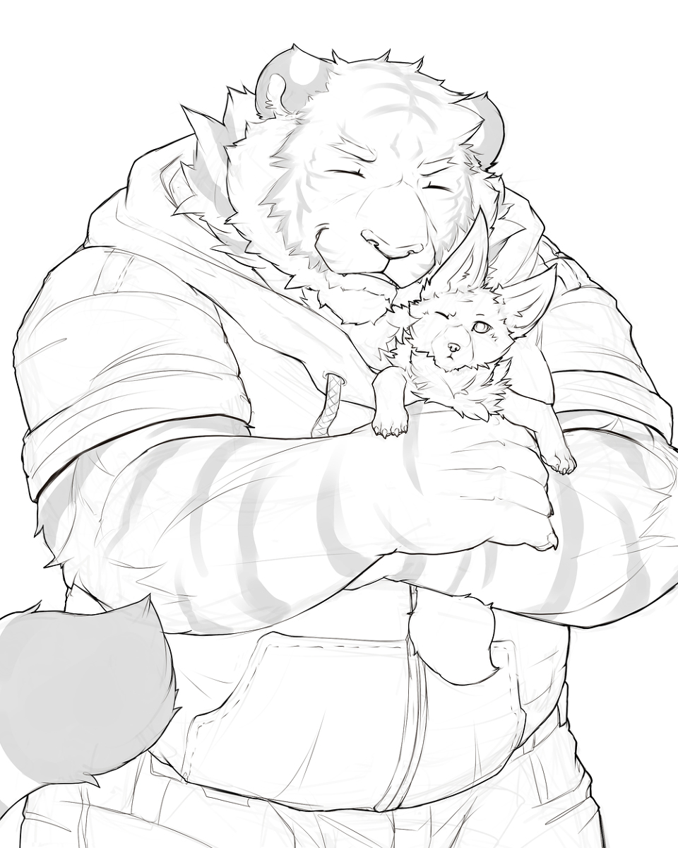 Snuggly Tiger Ralph Kuro