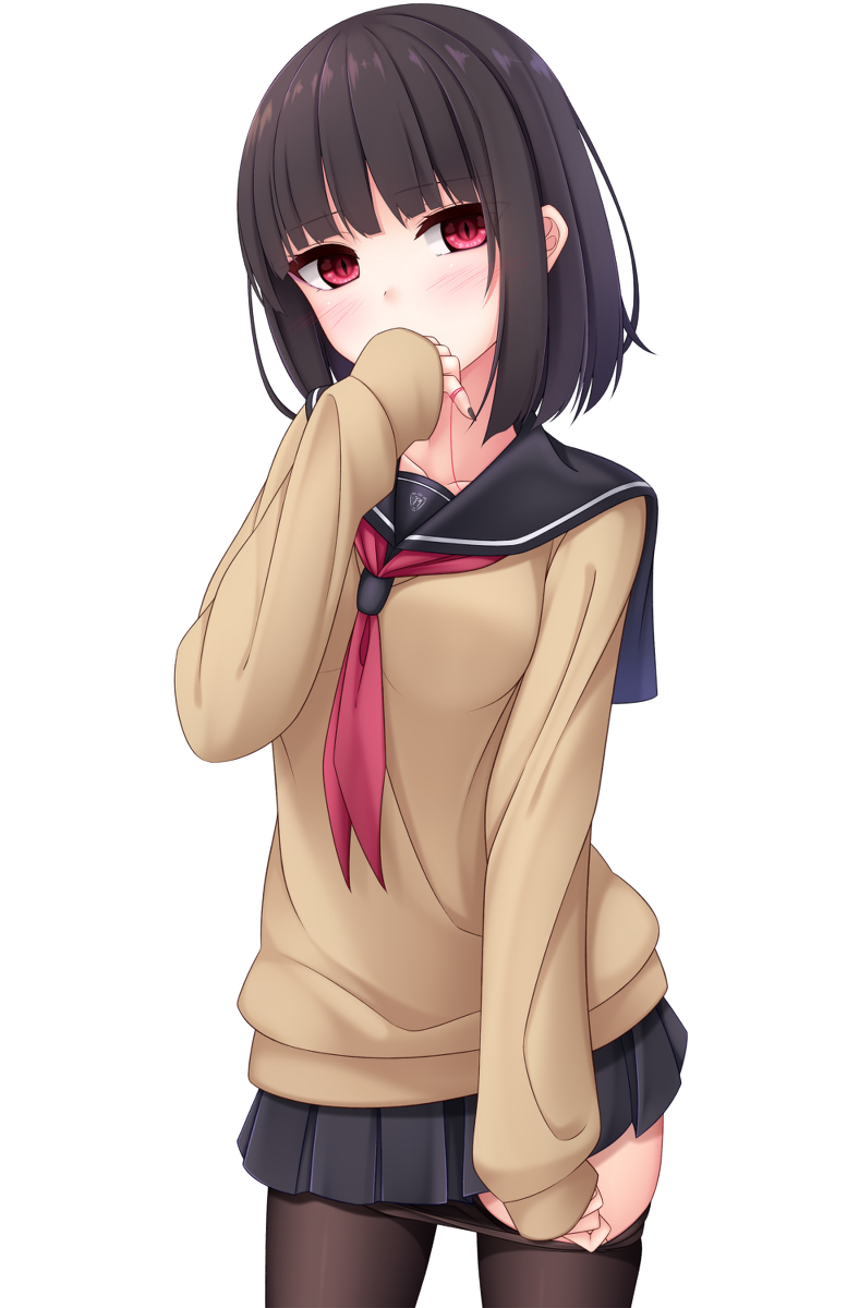 挑発黒髪病みJK | KURO