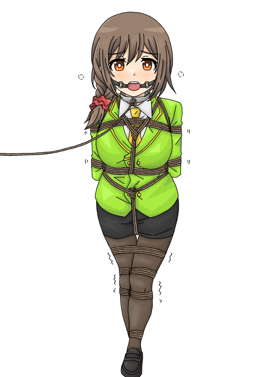 【skeb】千川ちひろ 緊縛連行 | bb-182@fanbox開設