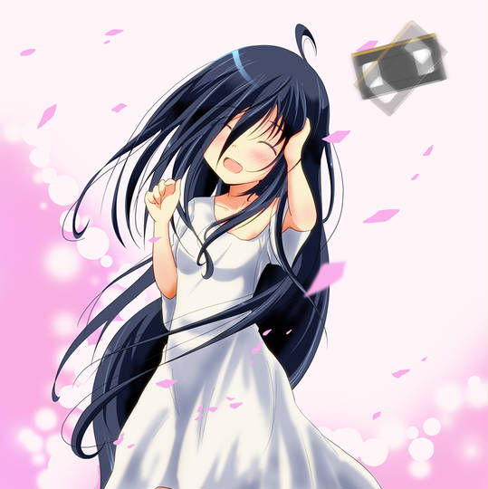 桜とか舞う中の貞子 Kuro