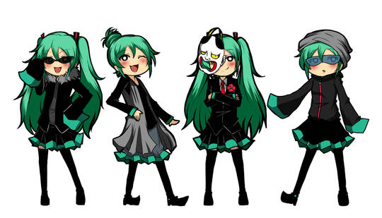 MSSP風ミクちゃんズ | KURO