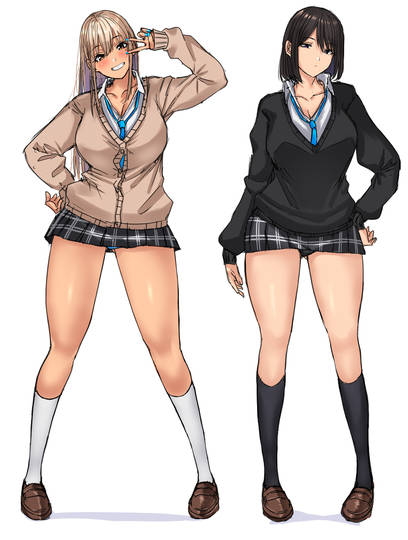 お仕事用キャラデザ全体像版wip | 防波堤🔞C103日曜東F03a