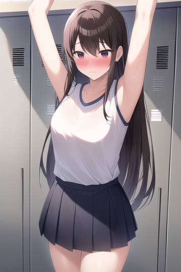 白いシャツの少女その18 | KURO