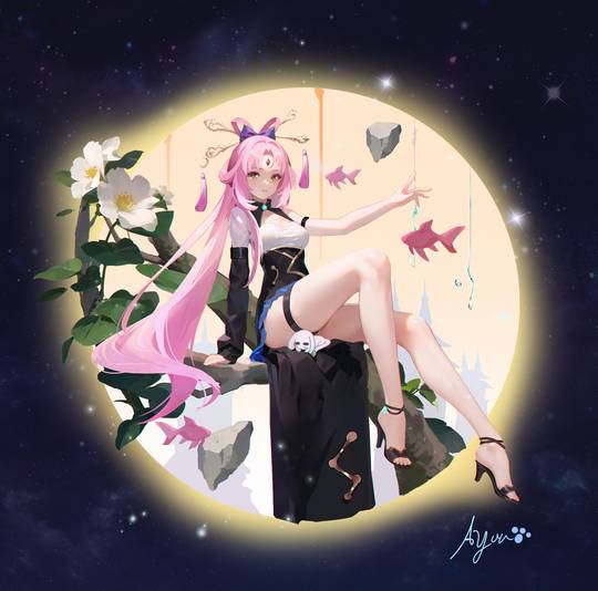 【绘画Ayan】PuPu~画了御御的符玄~ | AYan