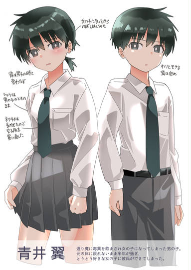 女の子になった男の子 灰田かつれつ 